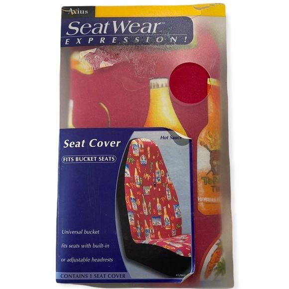 Axius | Car Audio, Video & GPS | New Axius Hot Sauce Seat Cover | Poshmark